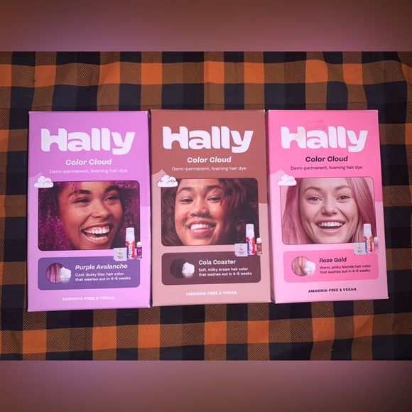 Hally | Hair | Hally Color Cloud Demipermanent Foaming Hair Dye Bundle ...